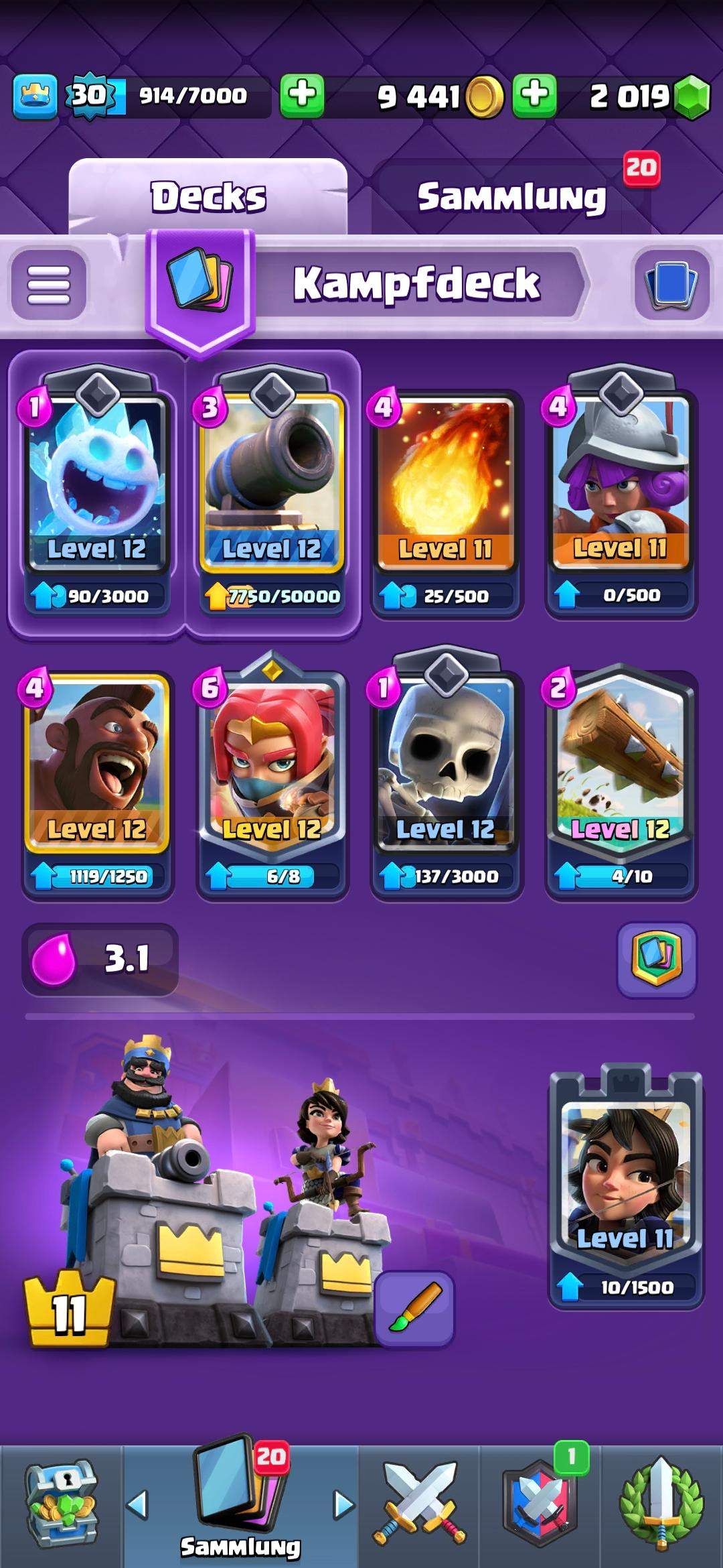 Stuck in Liga 4 (Clash Royale)? (Supercell, Deck)