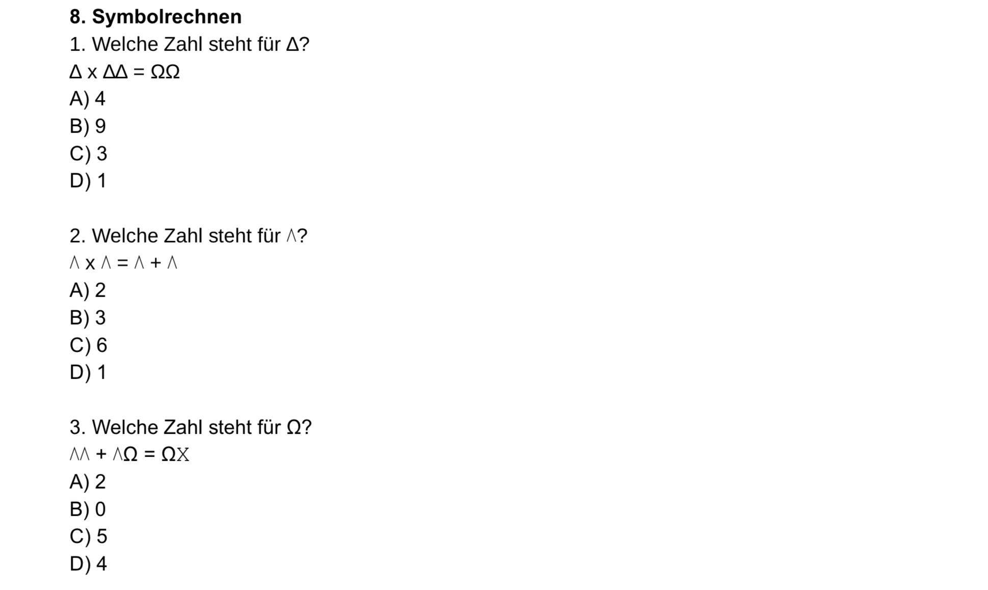 Symbolrechnen erklärt? (Logik, Symbole und Zeichen)