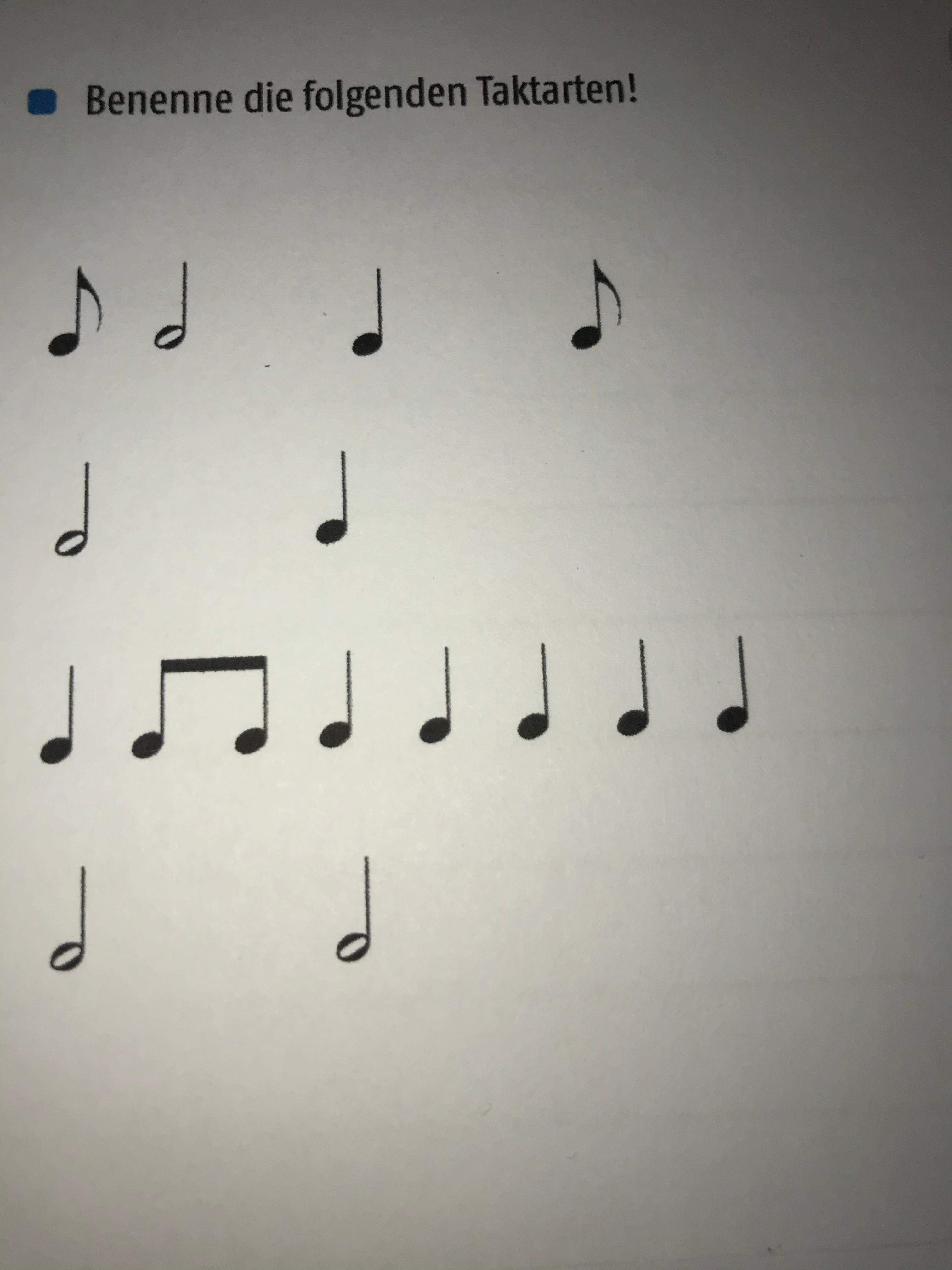 Taktarten erkennen? (Musik, Noten, Rhythmus)