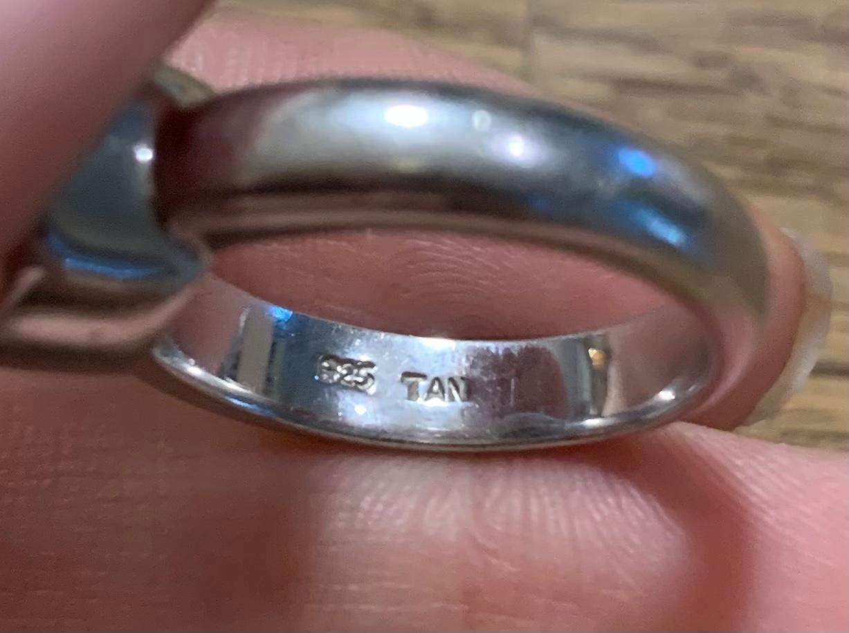 "Tan" Um welche Punze handel es sich hierbei? (Schmuck, Silber, Ring)