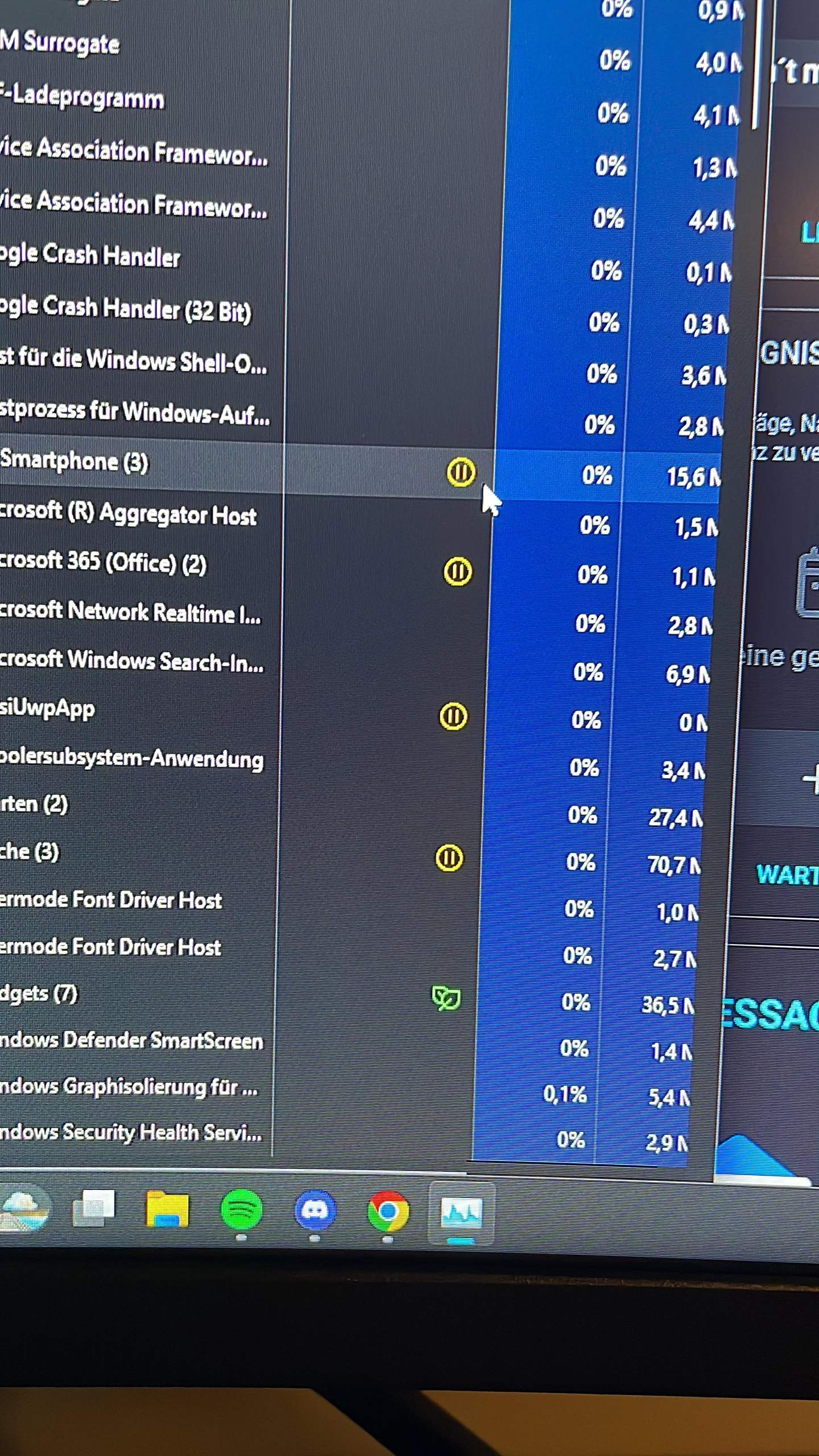 Task Manager pausiert ..? (Computer, Technik, PC)
