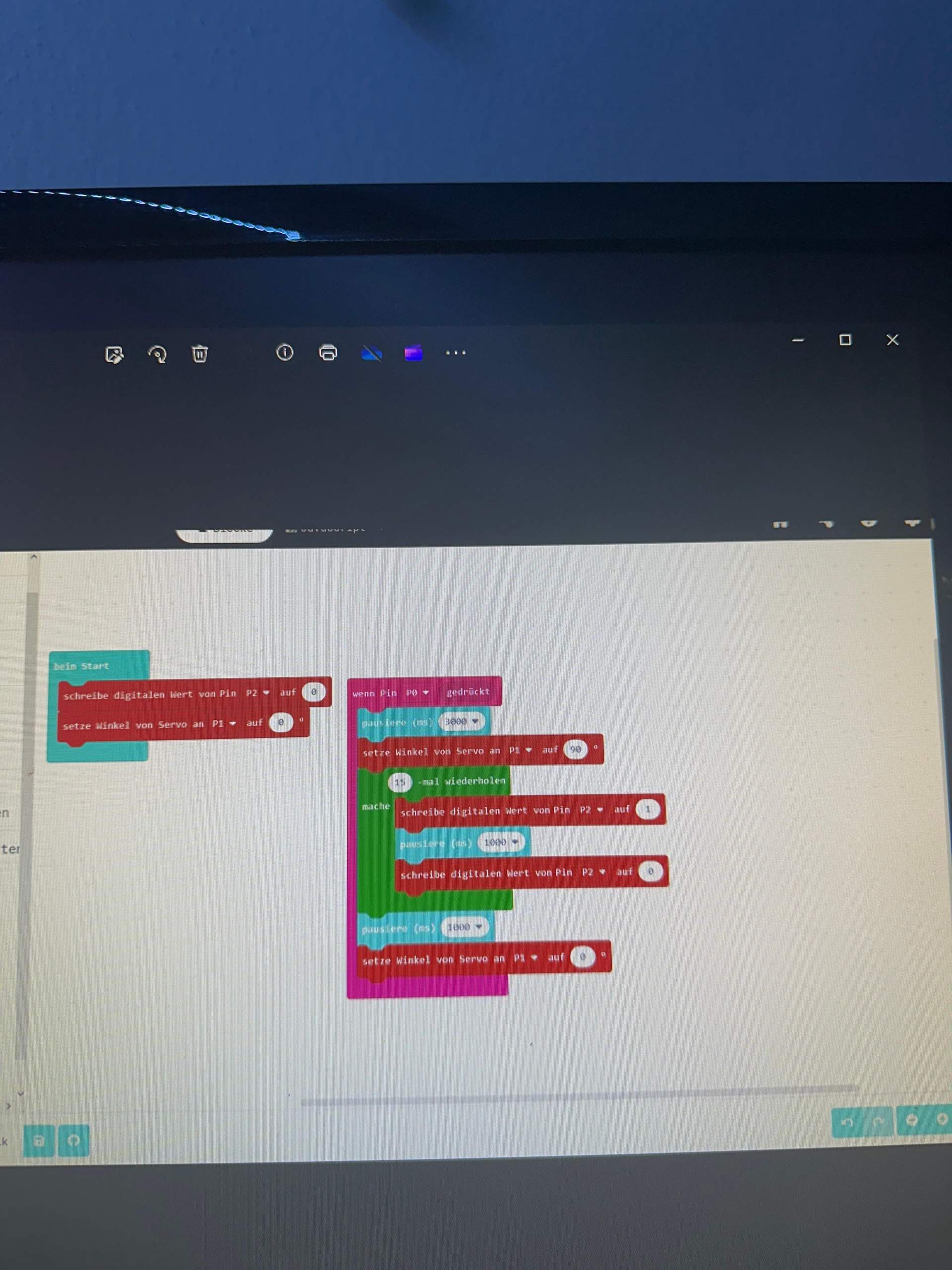 Technik Auftrag (Caliope) Schaltung? (programmieren)