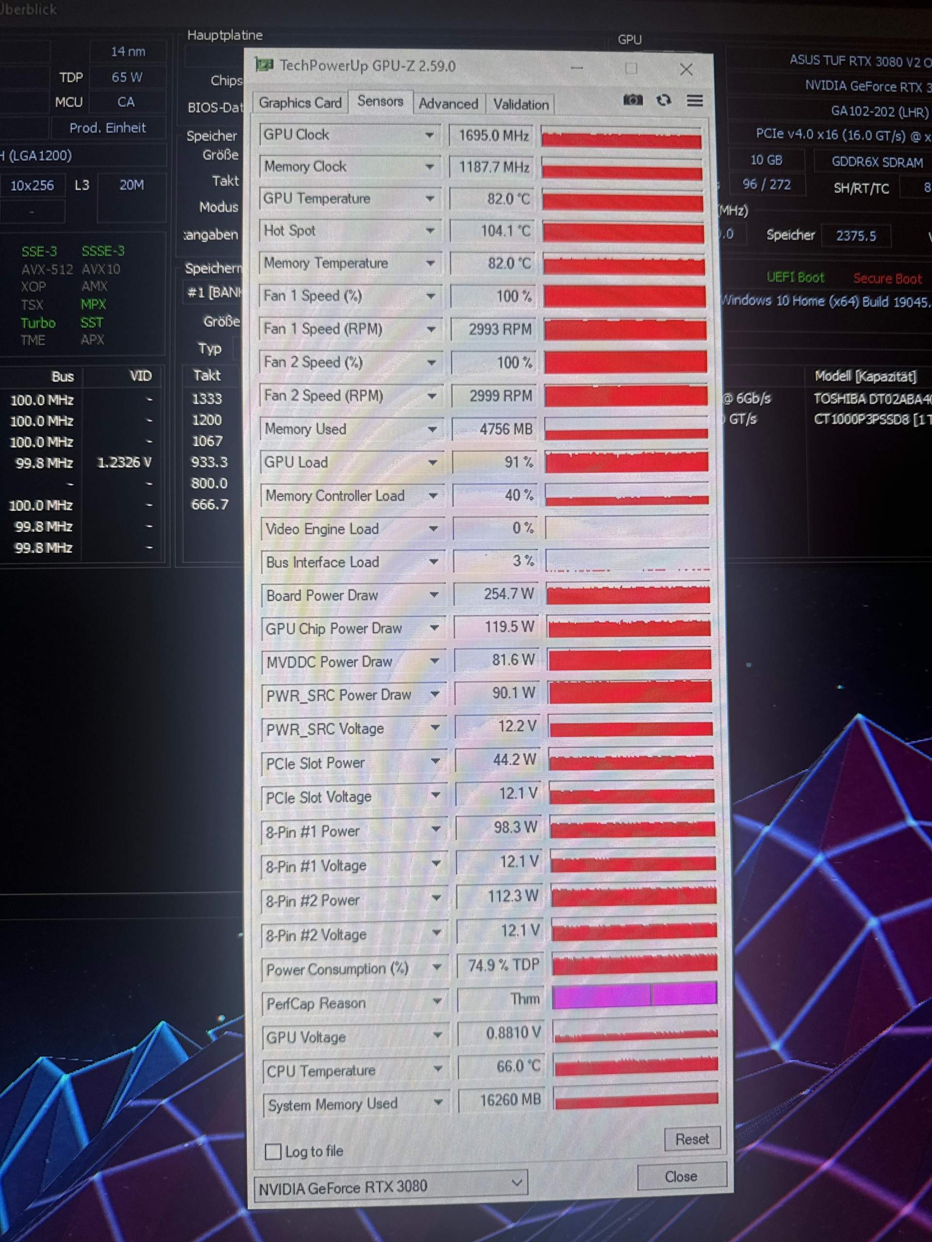 TechPowerUp GPU-Z Hotspot 104 grad? (Gaming PC, Nvidia, Temperatur)