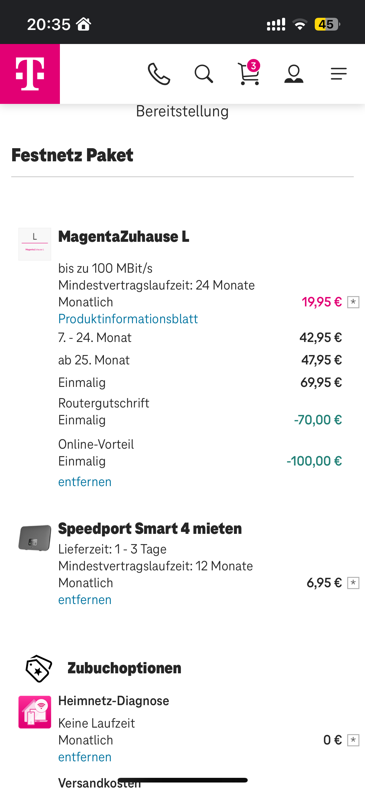 Telekom Gutschrift bei neuem Vertrag? (Internet, WLAN, Kündigung)