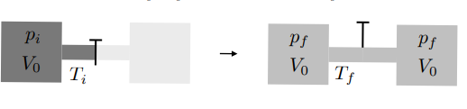Temperatur und Druckänderung bei Joule Expansion? (Mathematik, Physik ...