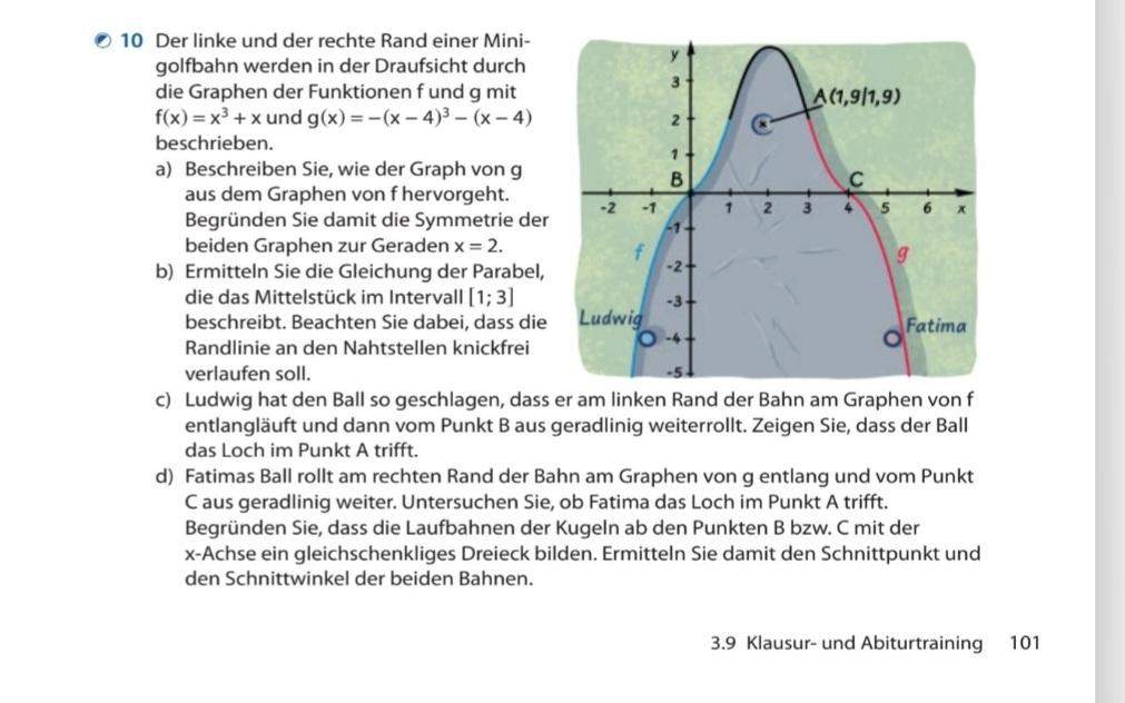 Textaufgabe ganzrationale Funktion? (rechnen, Gleichungen, Mathematiker)