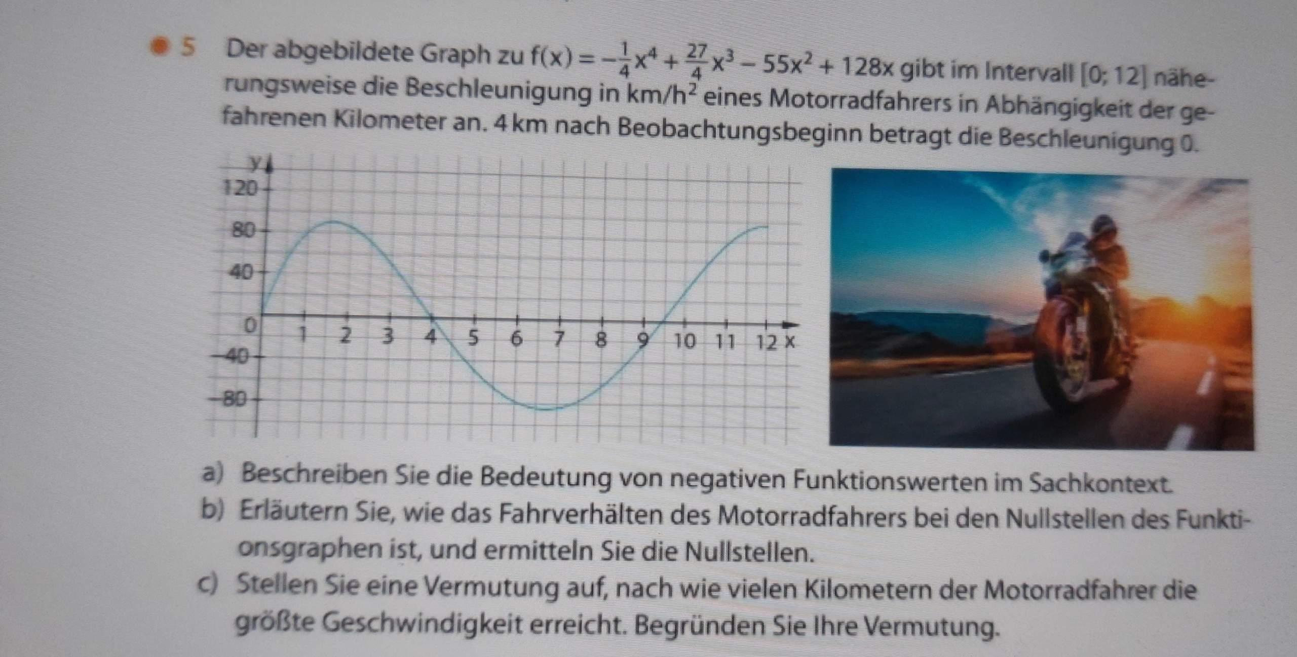 Textaufgabe ganzrationale funktion? (rechnen, Gleichungen, Mathematiker)