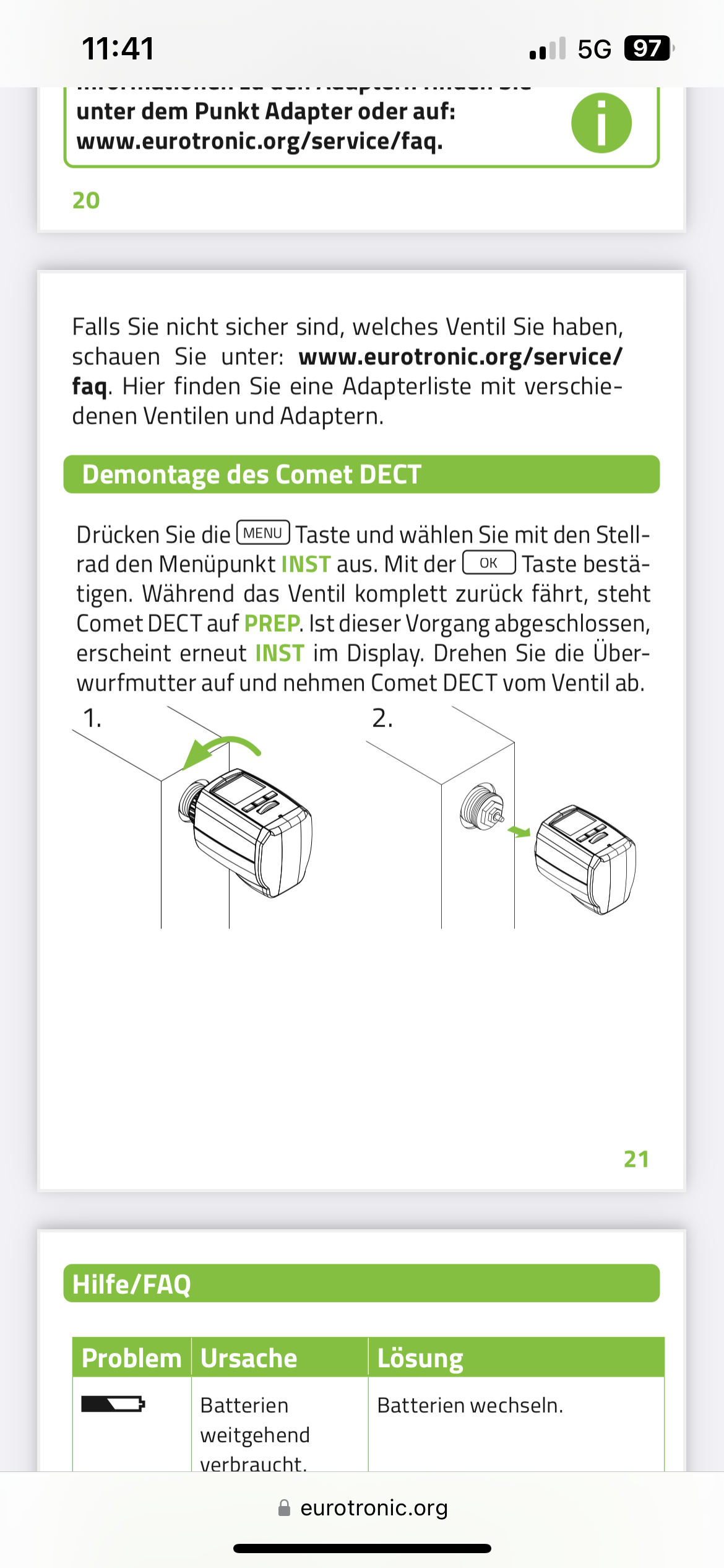 Thermostat Comet DECT? (Heizung, Sanitär, Heizungsanlage)