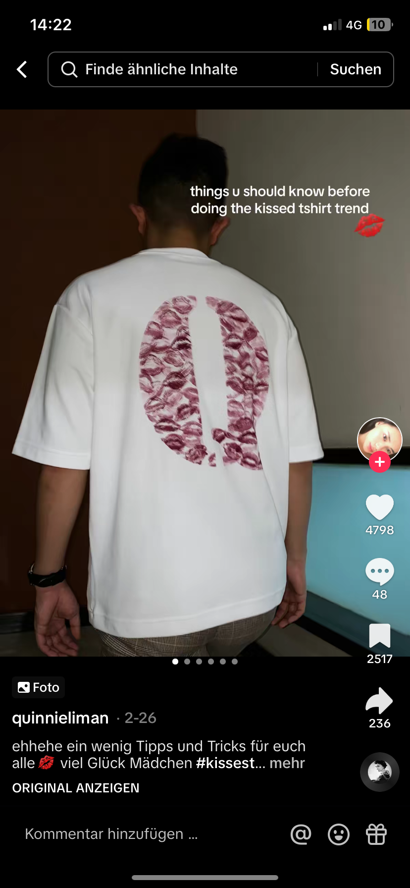 Tik Tok T-Shirt Trend? (Kleidung, Farbe)