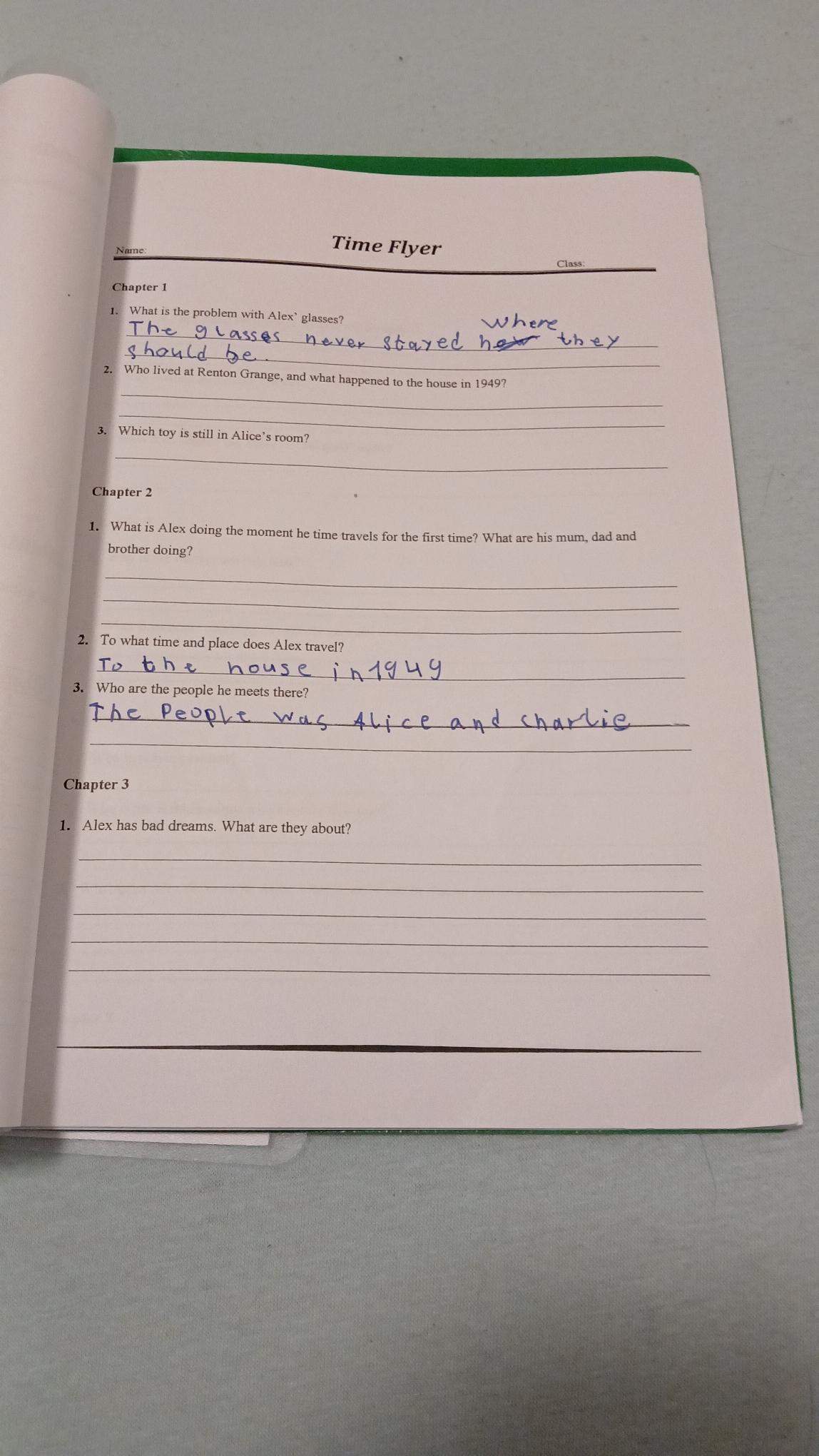 Time flyer chapter 3? (Buch)
