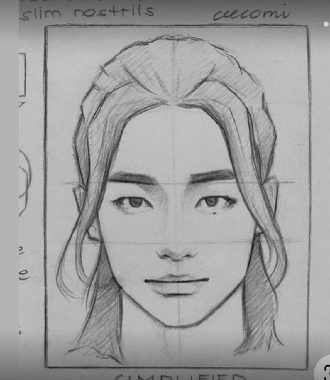 Tipps um Gesichter zu zeichnen? (Bilder, Kunst, malen)