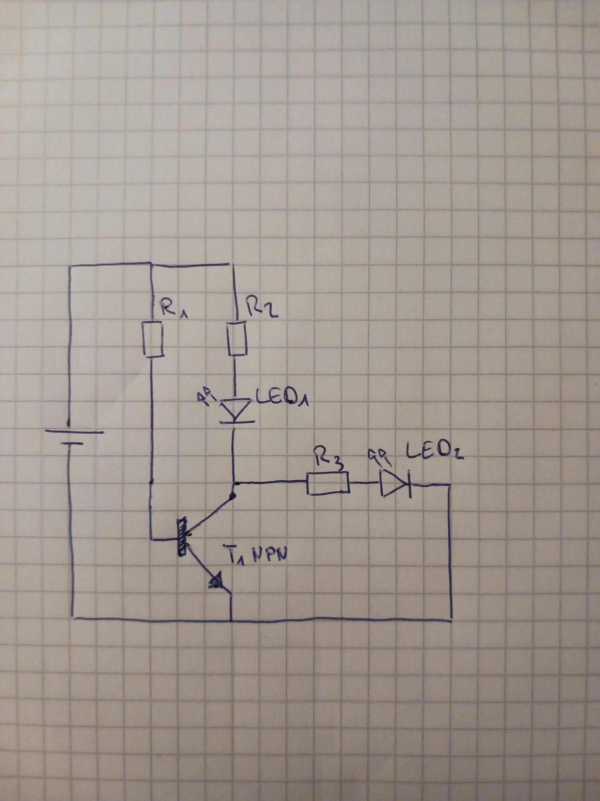 Transistor Schaltung LED? (Elektrik, Widerstand)