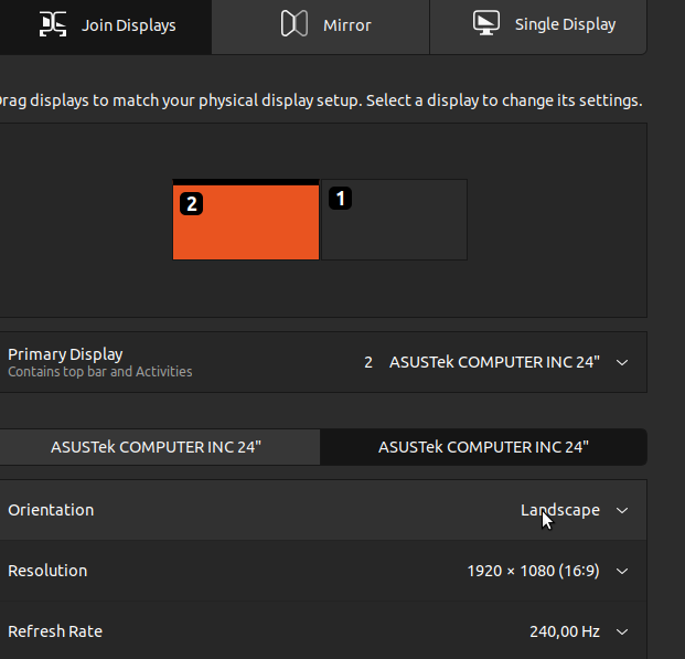 Ubuntu 240hz fühlt sich an wie 60hz? (Computer, Technik, Grafikkarte)