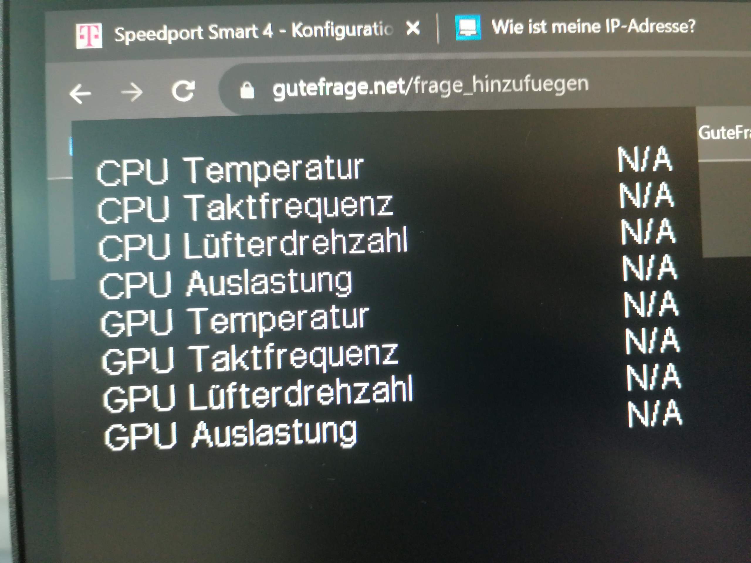 Über Monitor PC Daten anzeigen lassen? (Computer, Gaming, Grafikkarte)