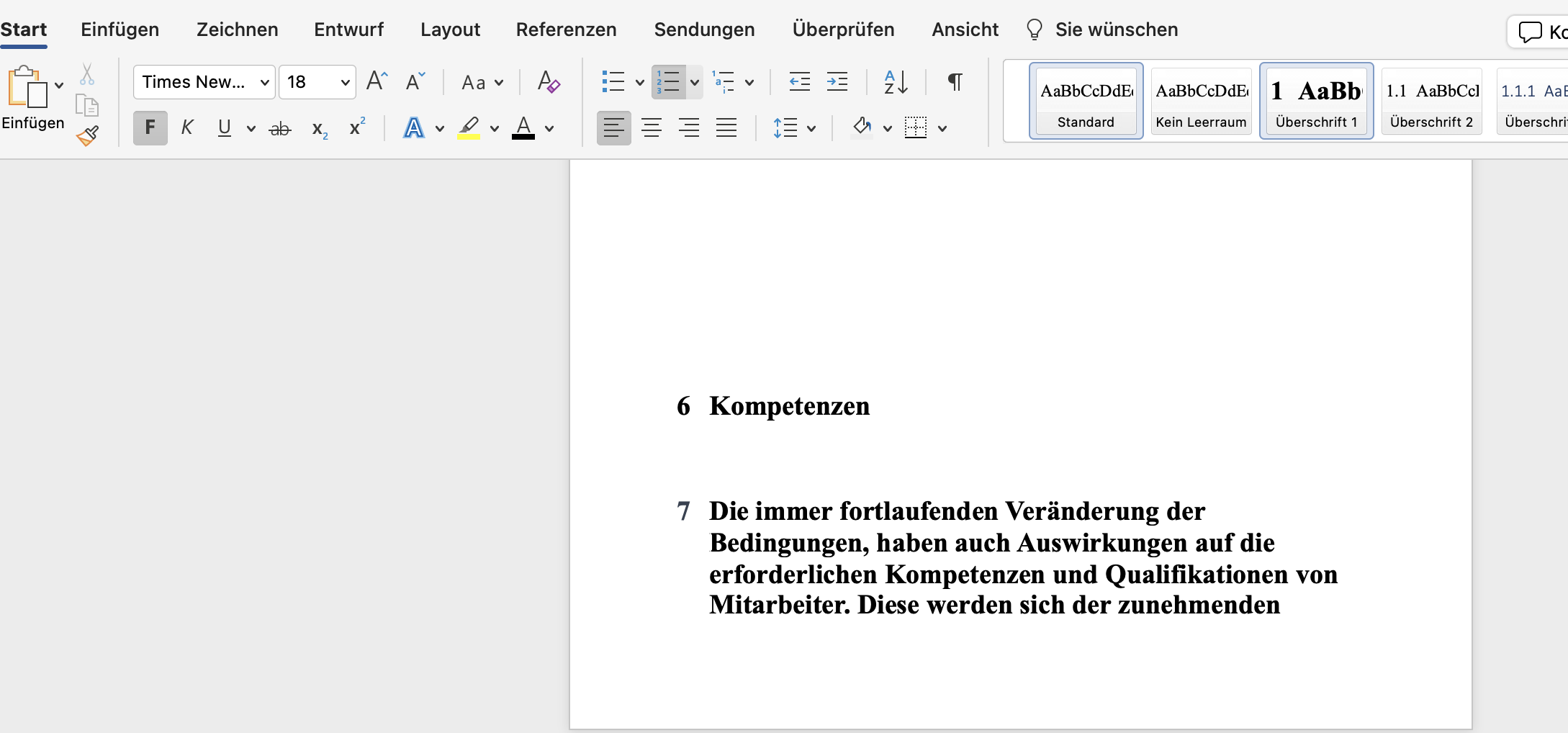 Überschrift 2 Formatierung Word funktioniert nicht? (Microsoft Word)