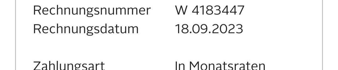 Überweisung an Otto korrekt? (Rechnung)