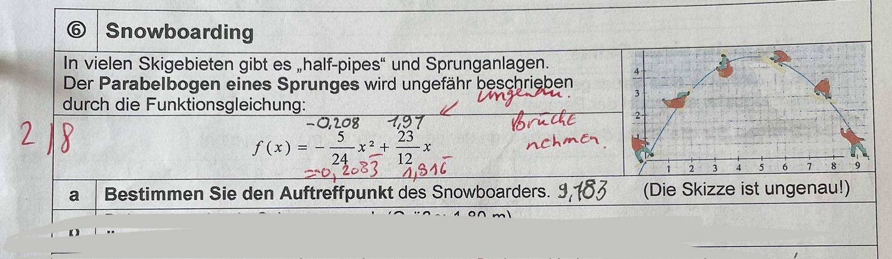 Um wie viel darf ein Ergebnis abweichen in einer Mathearbeit abweichen ...
