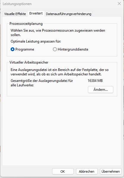 Umgebungsvariablen werden nicht angezeigt? (Microsoft)