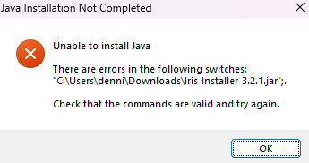 Unable to install Java? (Minecraft, Minecraft Java Edition)