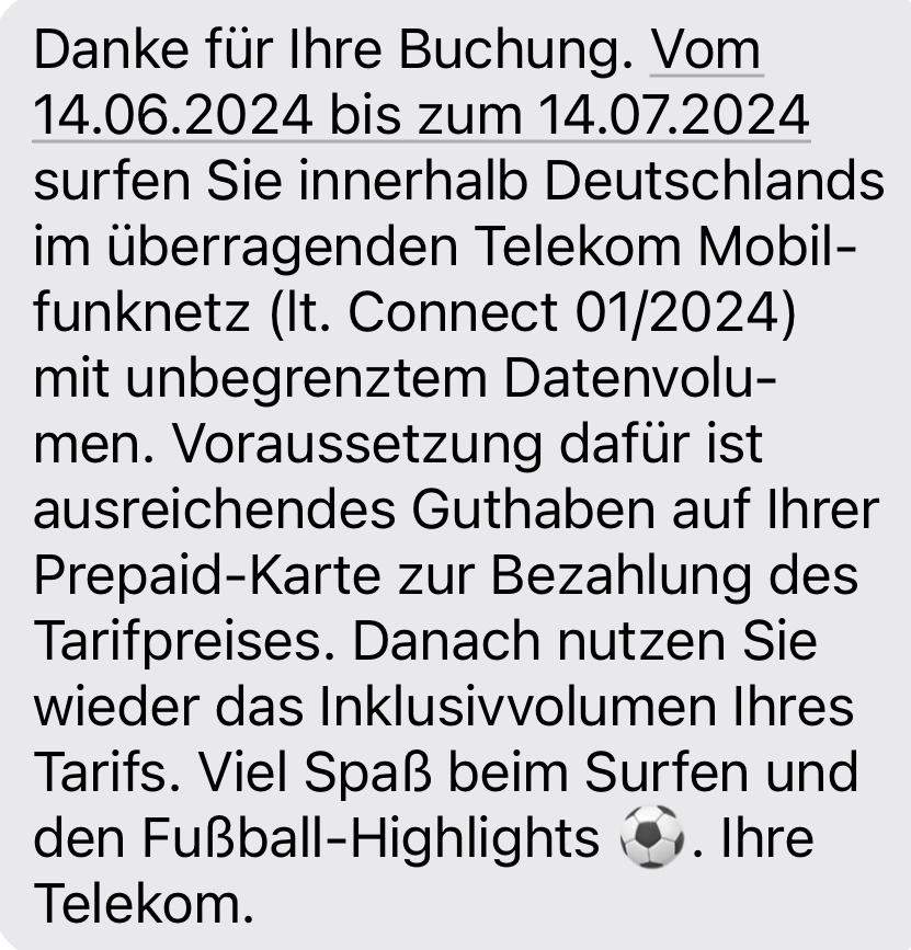 Unbegrenztes datenvolum bei der Em wirklich kostenlos? (Internet ...