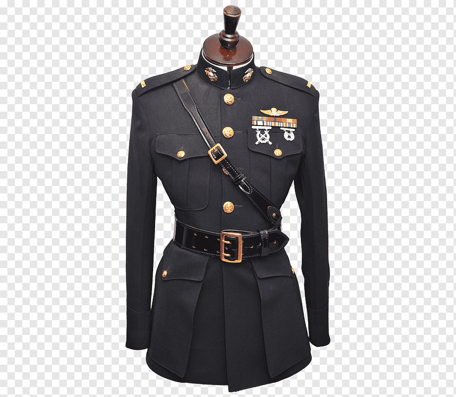 Uniform, Gürtel über dem Mantel? Wozu dient er? (bsp. Marine Corps ...