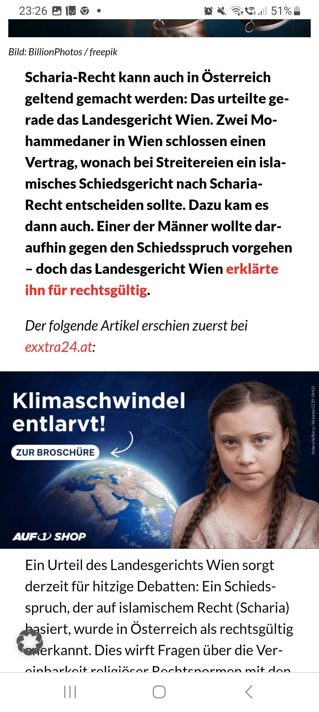 Urteil des Landesgerichts Wien: Scharia könnte theoretisch auch in ...