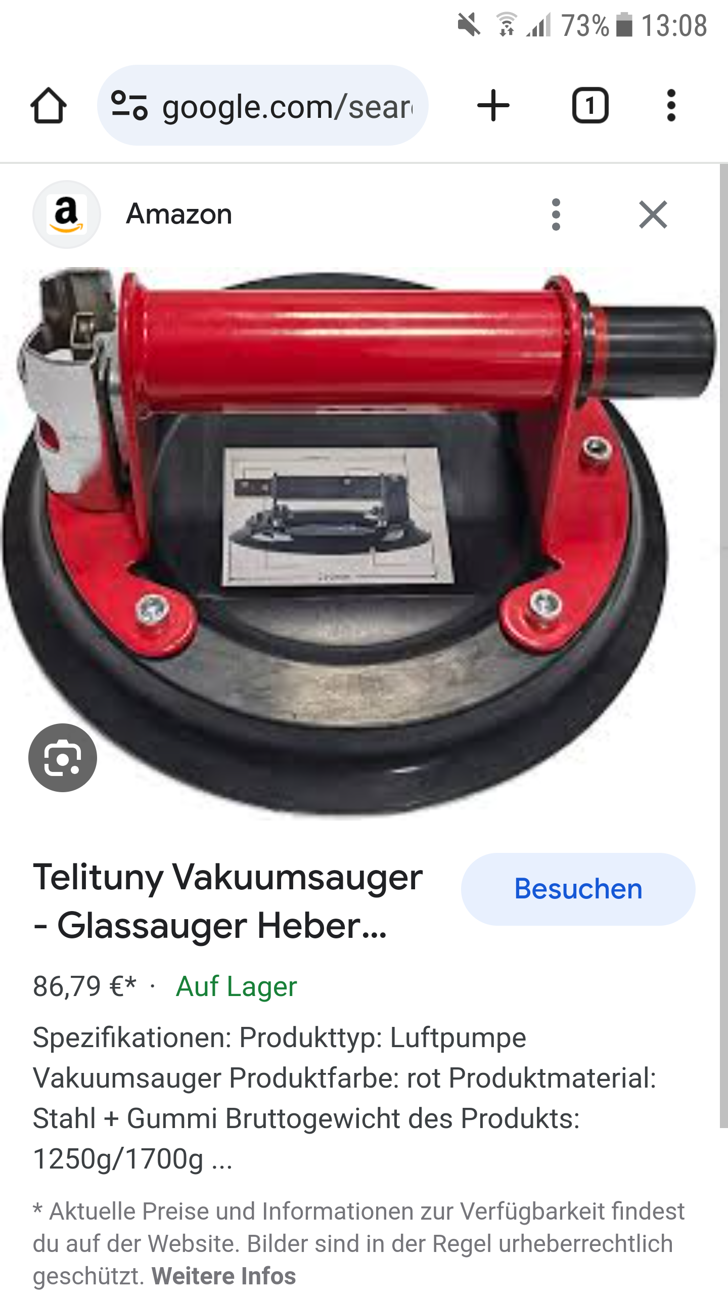 Vakuumsauger dauerhaft feste? (Technik, Physik, Elektrotechnik)