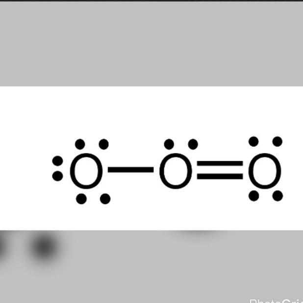 Valenzstrichformel Ozon? (Schule, Chemie, Naturwissenschaft)
