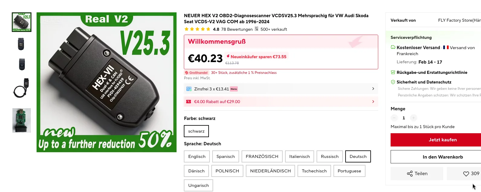 Vcds aus Aliexpress? (Motor, Werkstatt, VW)