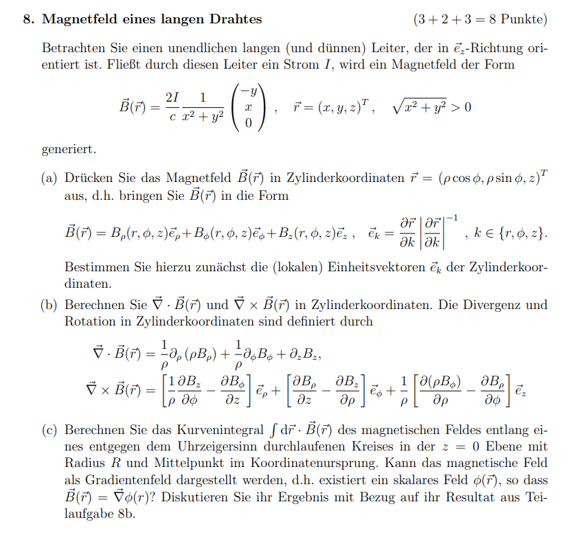 Vektorfeld mit Rotation = 0 ist nicht wirbelfrei? (Mathematik, Physik, Funktion)
