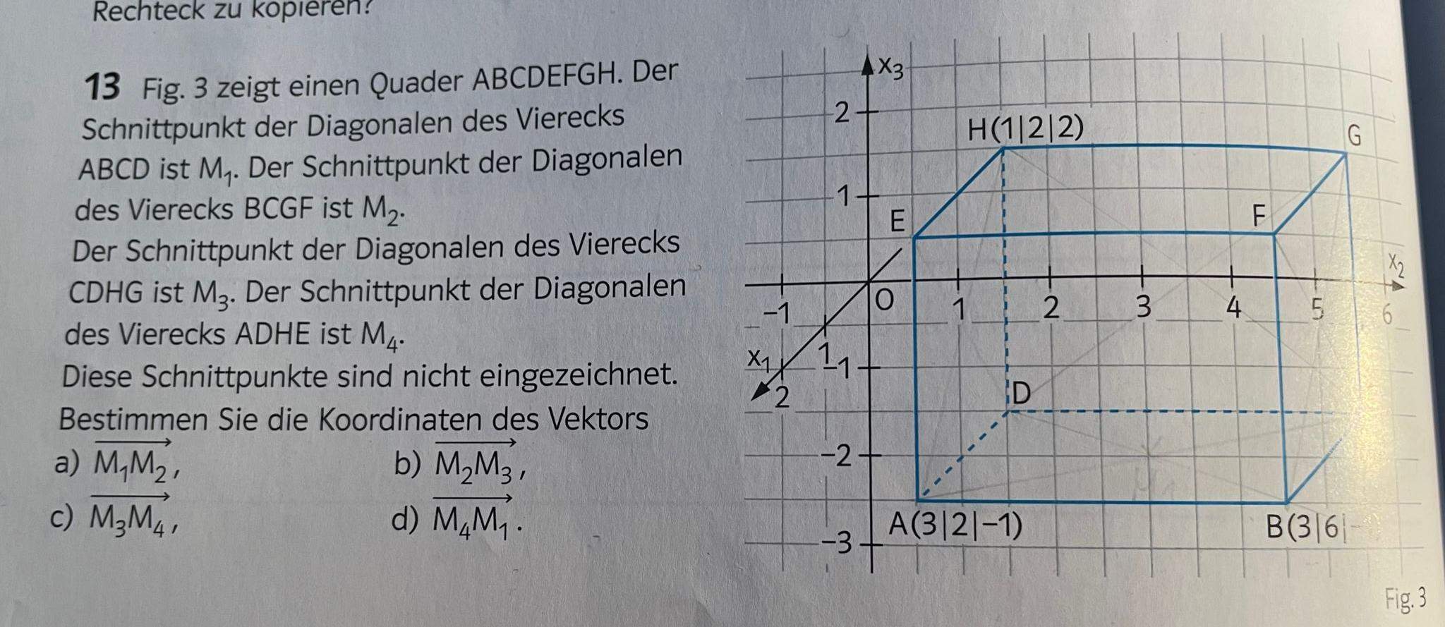 Vektorrechnung? (Schule, Mathematik, Vektoren)