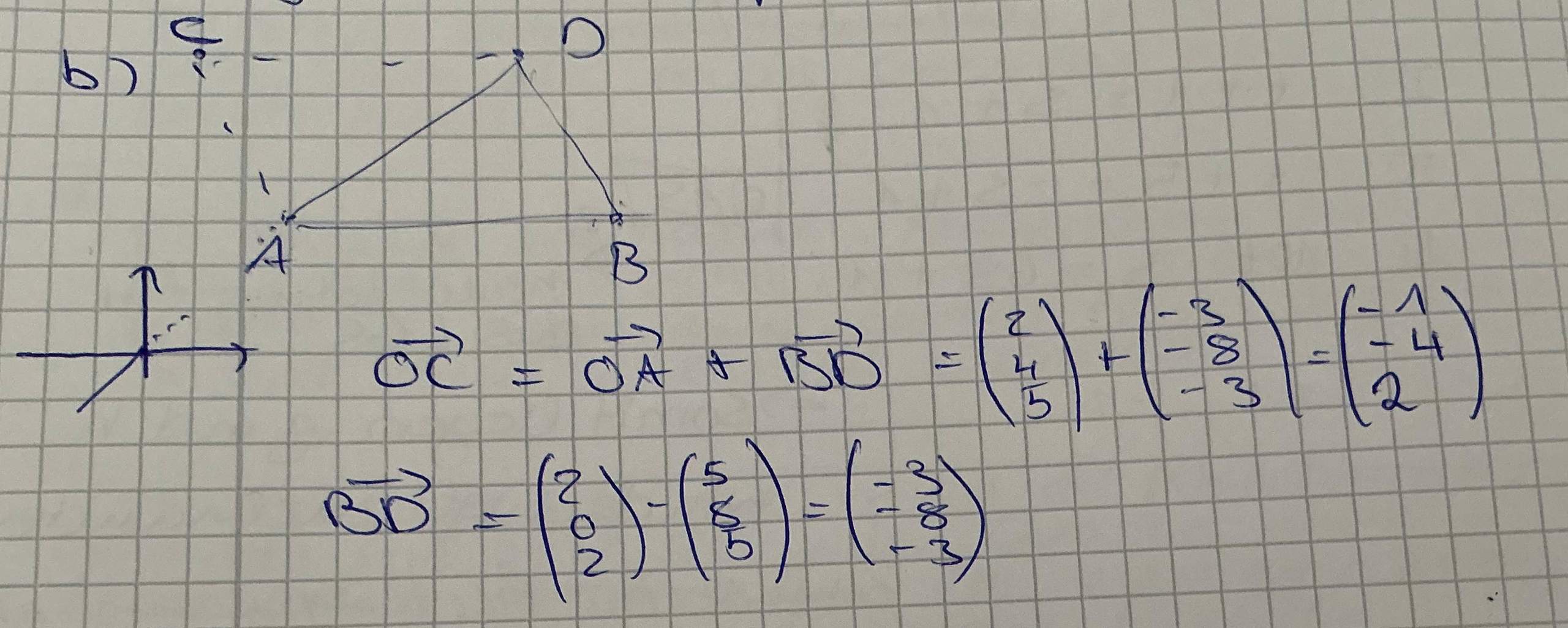 Viereck zu Raute (Vektorgeometrie)? (Mathematik, rechnen, Funktion)