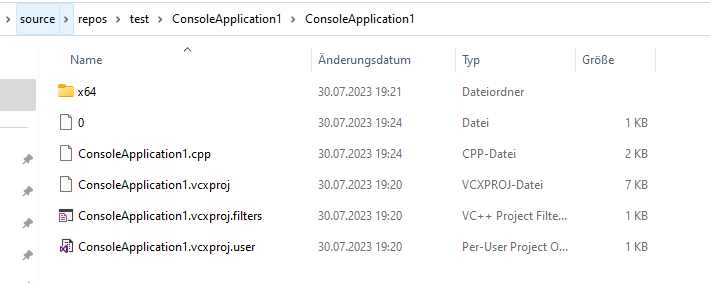 Visual studio erstellt keine .exe (C++)? (App, Informatik, Code)