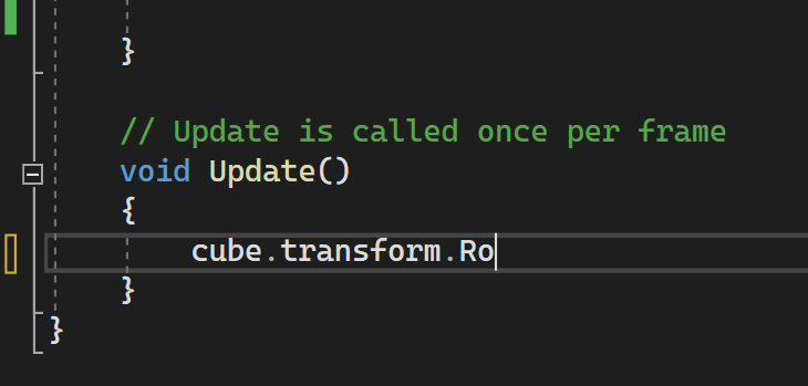 Visual Studio Hilfestellung ausgeschaltet? (C Sharp, Unity, Visual Studio Code)