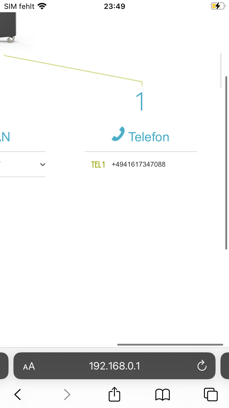 Vodafone hat eine Nummer im Vodafone Router gegeben? (Telefon, WLAN-Router)