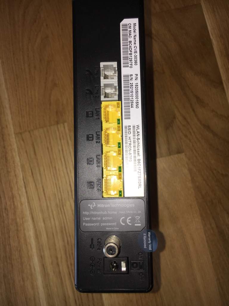 Vodafone Kabelrouter anschließen bei bestehender Telekom Verkabelung ...