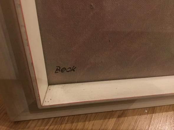 Von welchem Beck ist dieses Ölgemälde? (Künstler, Gemälde, Maler)