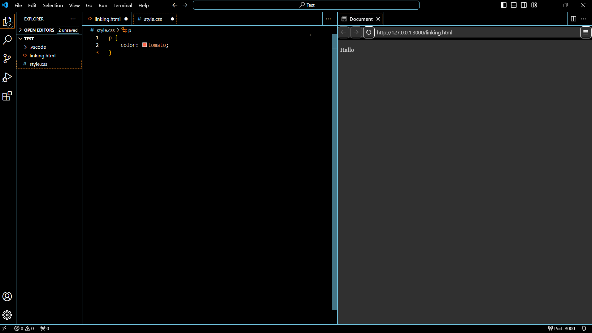 VsCode Farben werden nicht angezeigt warum? (programmieren ...