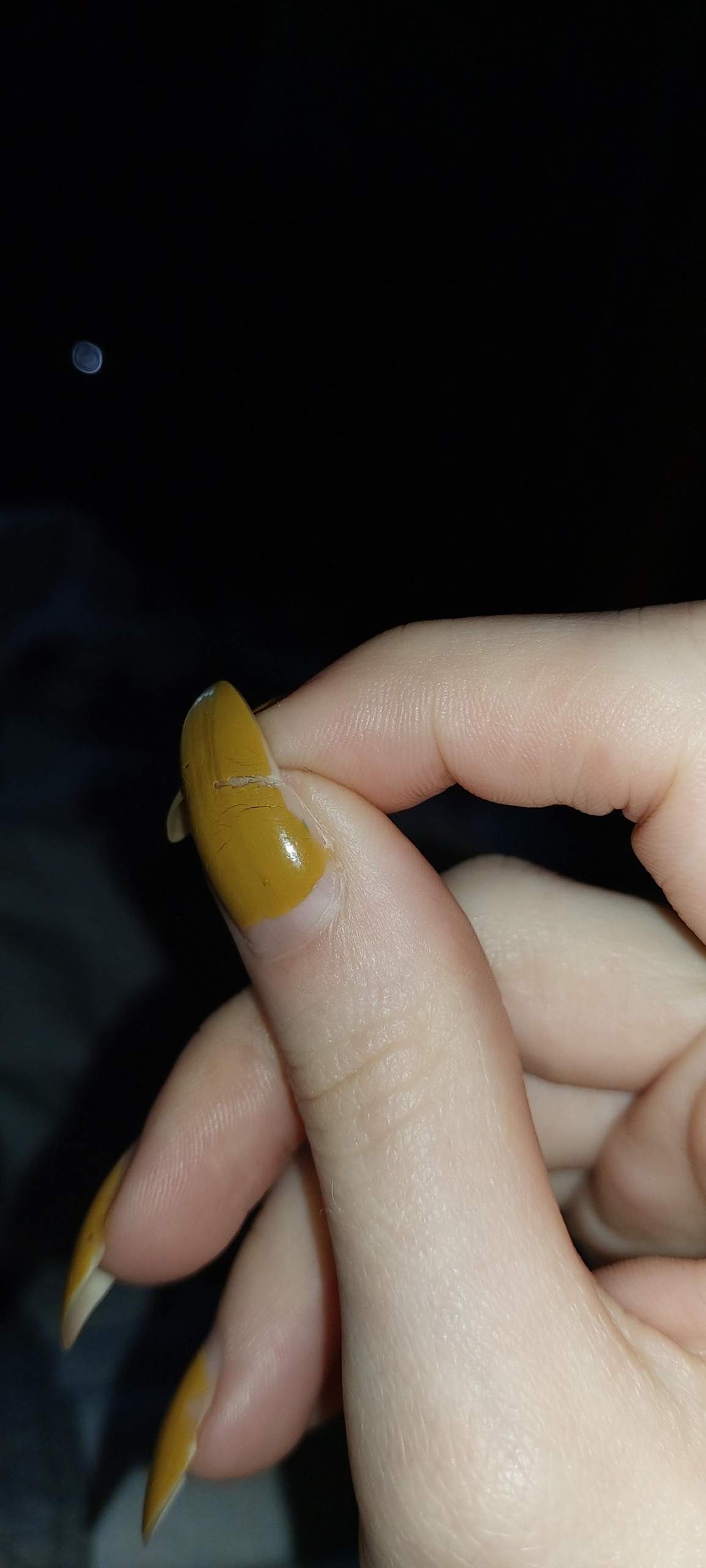 Wächst der Riss wieder zusammen? (Nägel, Fingernägel)