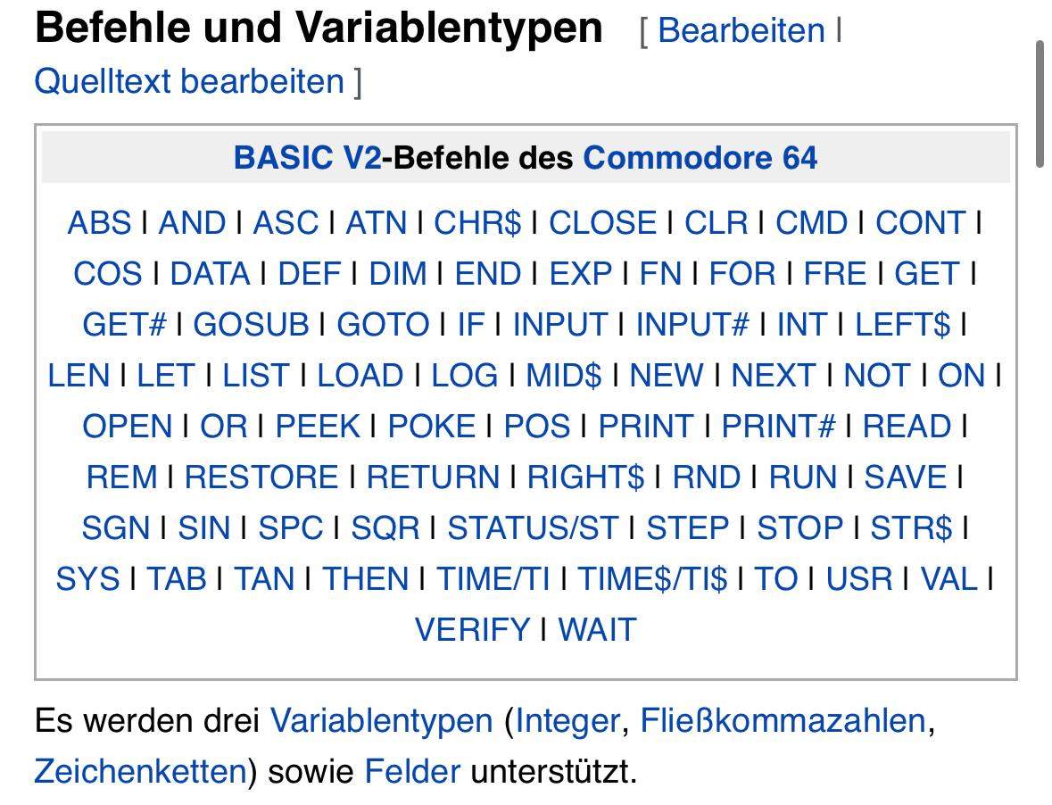 Wäre es interessant schon im Jahr 2024 schon mit Commodore BASIC ...