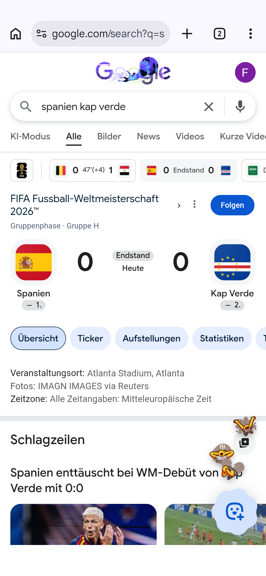 War das Ergebnis verdient? (Fußball, Spanien, Weltmeisterschaft)