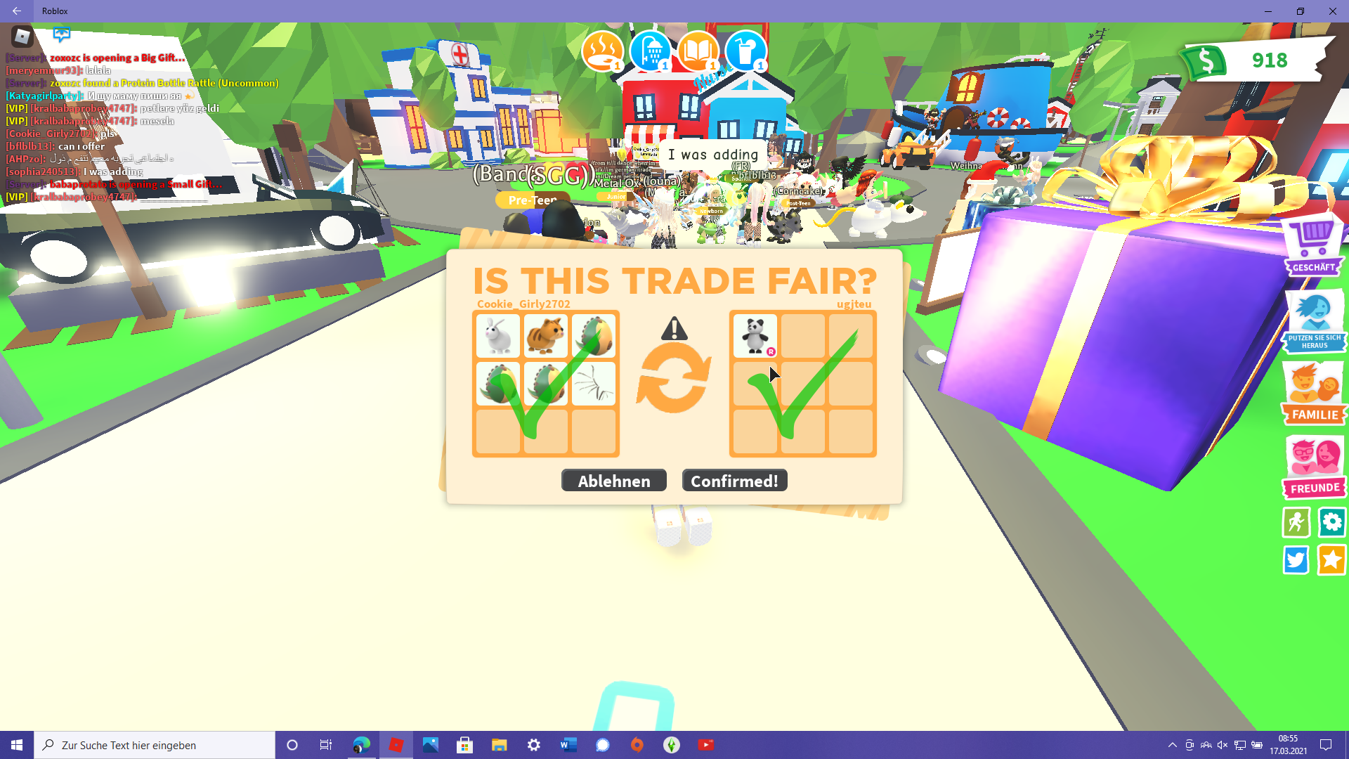 war der trade gut (in roblox!)? (Spiele und Gaming, Adopt Me!, Adopt me ...