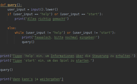 Warum bekomme ich eine doppelte Ausgabe in Python? (Computer, programmieren, Informatik)
