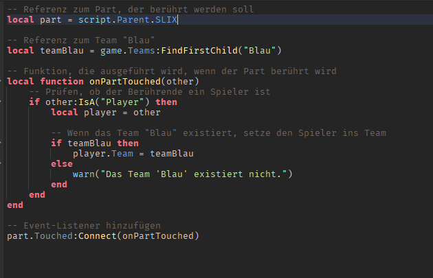 Warum Funktioniert das Script nicht? (Mods, Programmiersprache, lua)