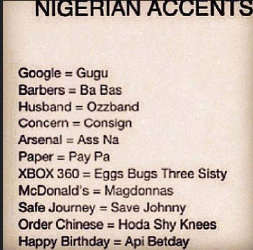Warum hört sich Jamaikanisches und Nigerianisches Englisch so gleich an ...
