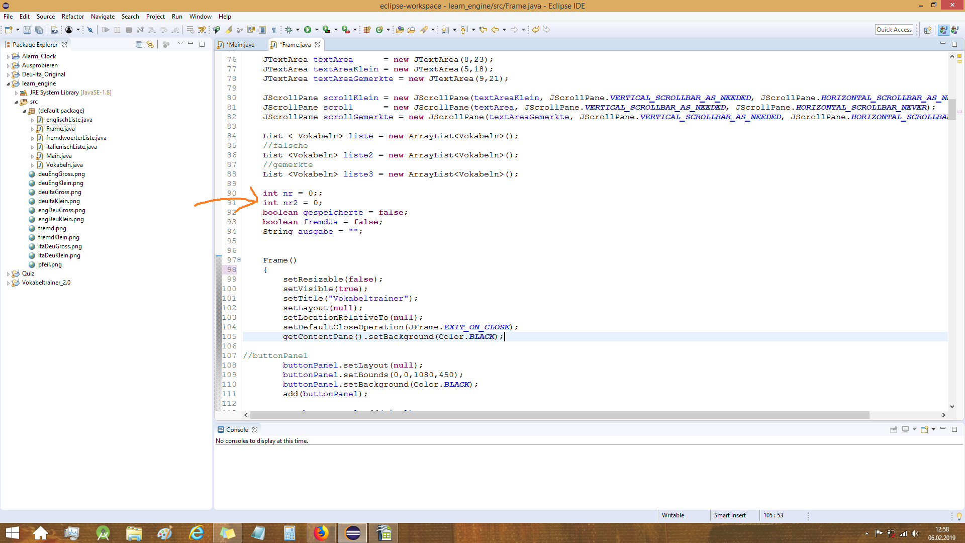 Warum ist das keine Klassenvariable? (programmieren, Java)