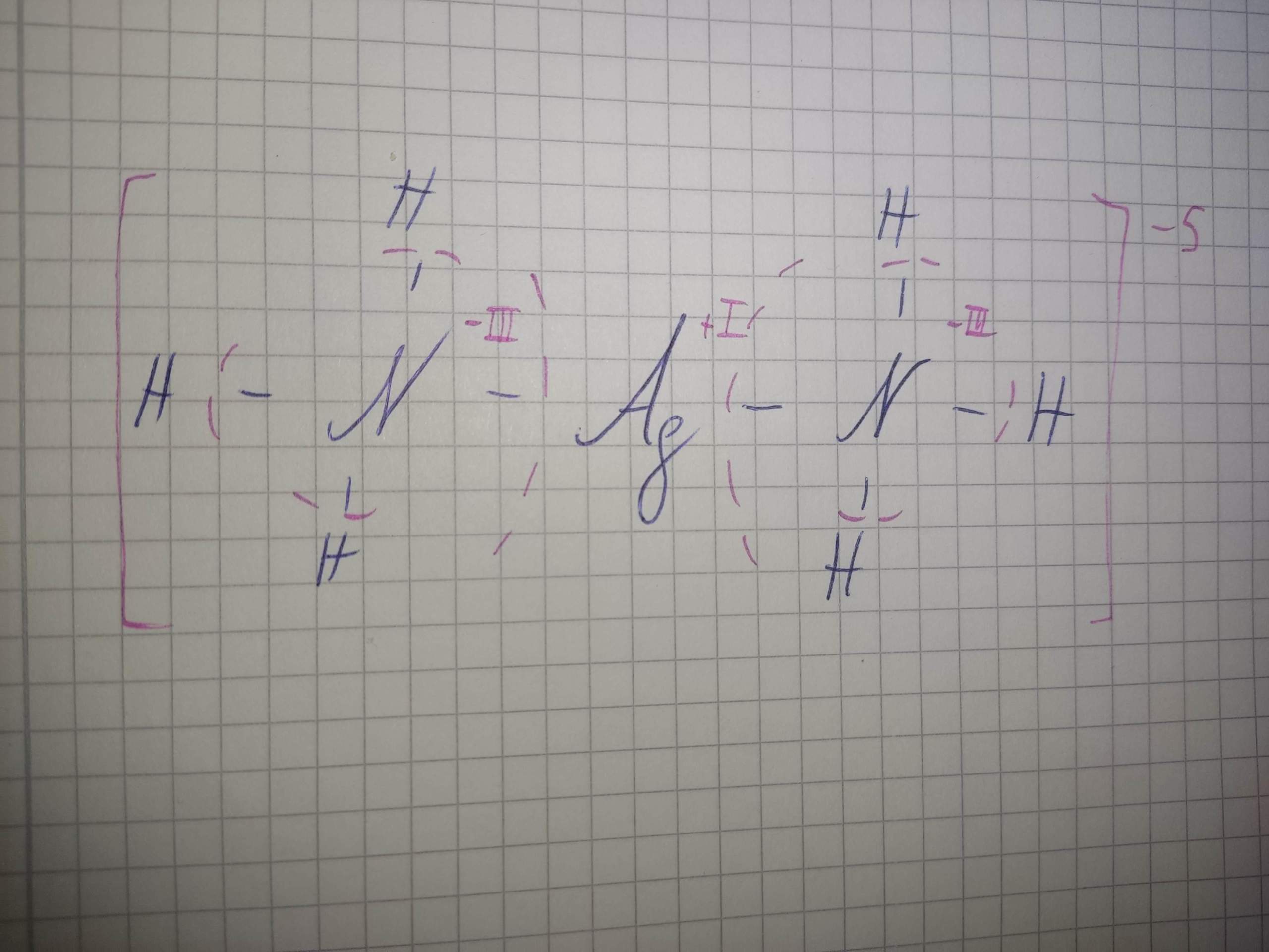 Warum ist das Silberdiamin Komplex positiv geladen? (Atom, Elektronen ...