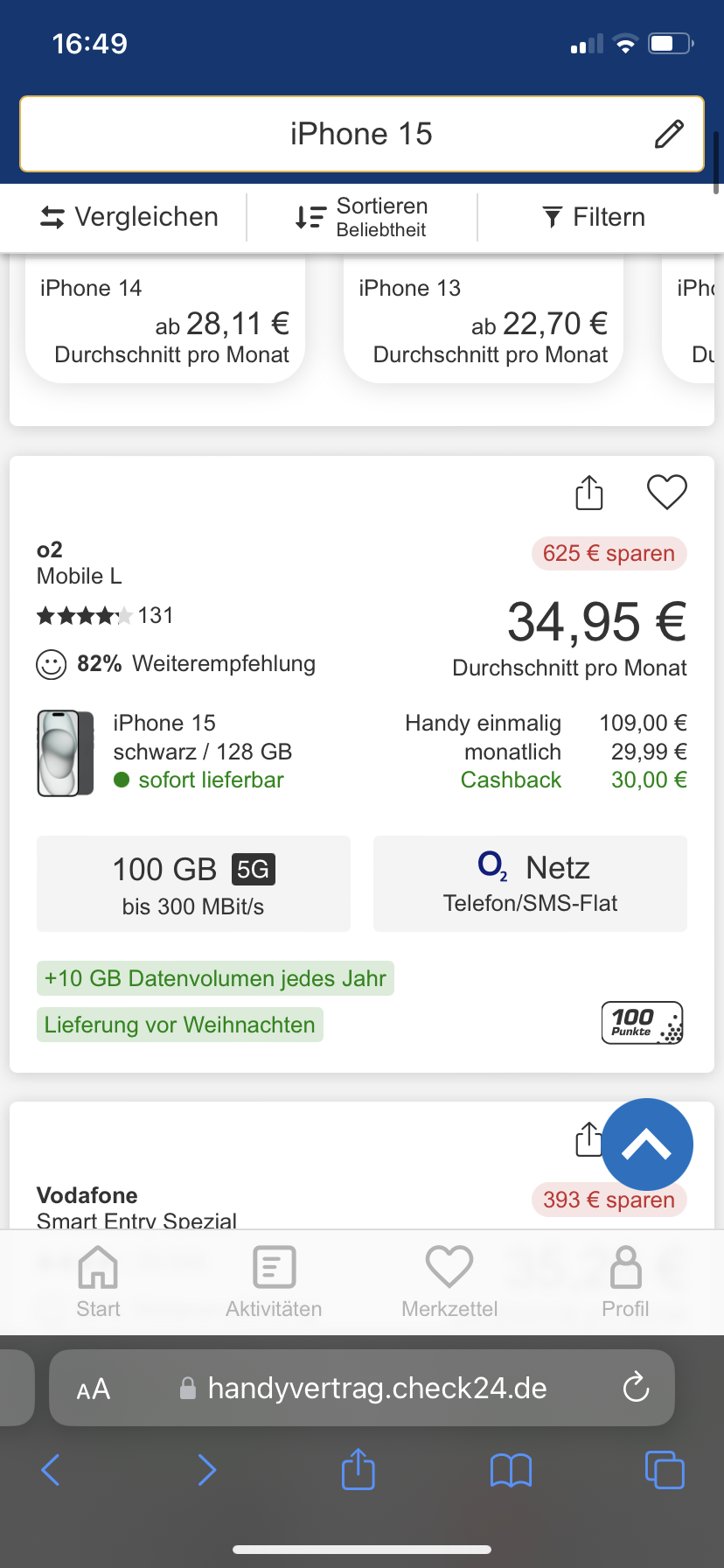 Warum ist dieser Vertrag bei Check24 so günstig? (Internet, O2, Tarife)
