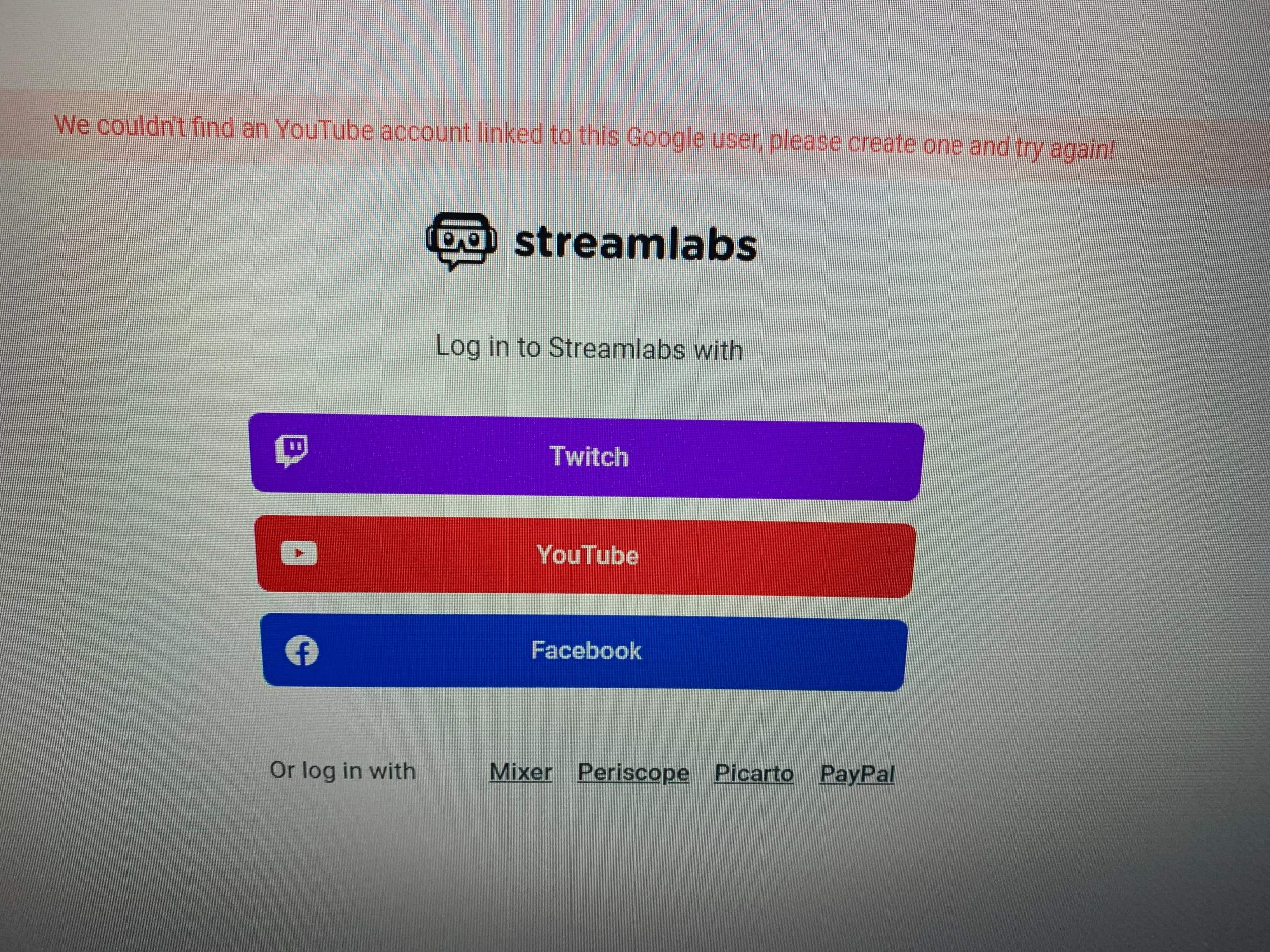 Warum kann ich mich nicht mit streamlabs anmelden? (Computer, Technik ... Warum kann ich mich nicht mit streamlabs anmelden? (Computer, Technik ...