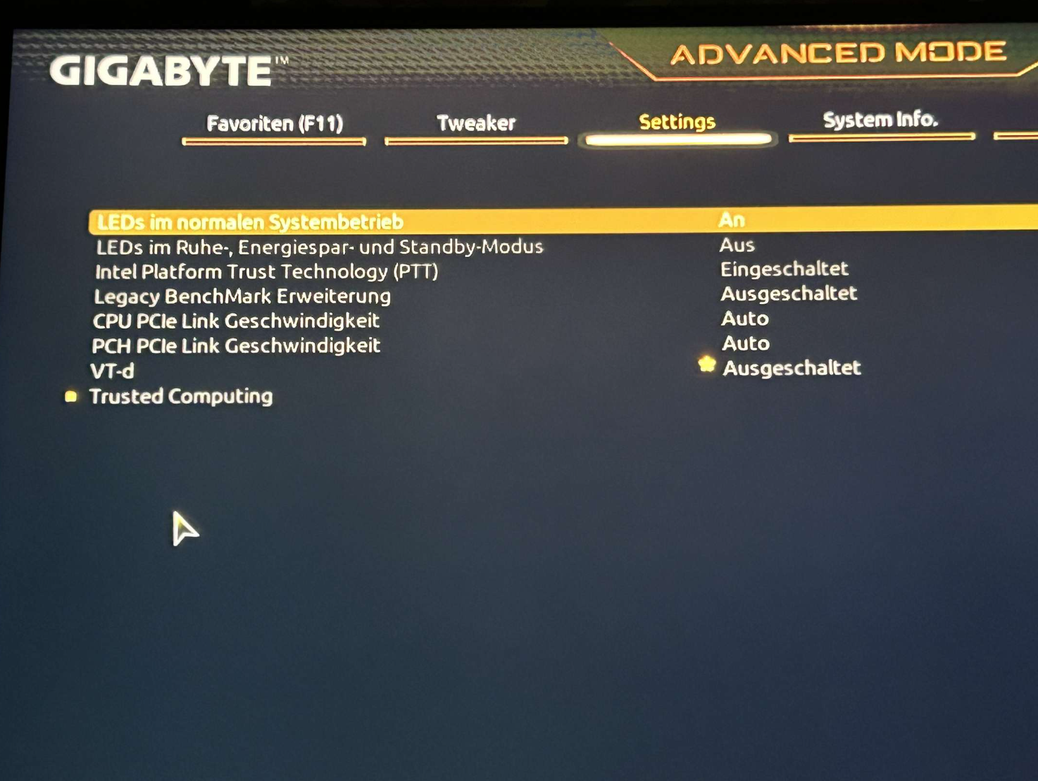 Warum wird bei mir die Option SGX im BIOS nicht angezeigt? (Windows, Linux)